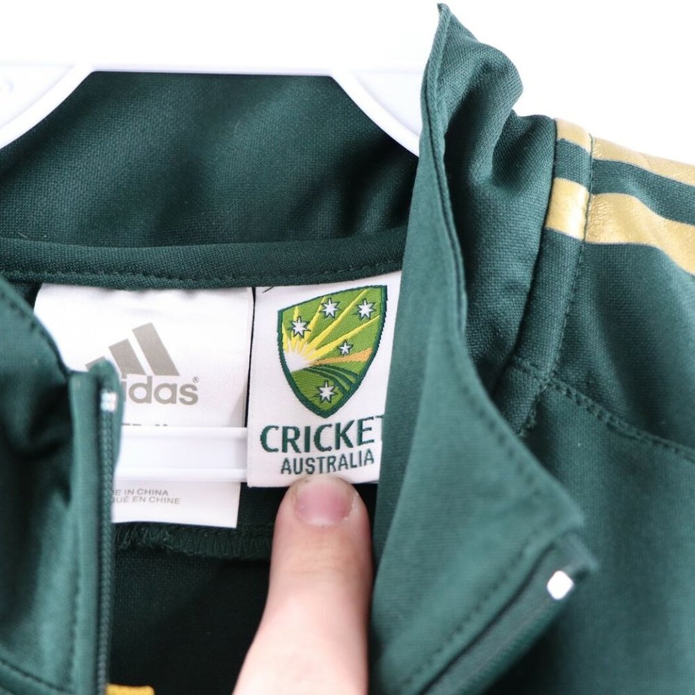 Vtg Adidas Australia Cricket National Team Jersey - Gem